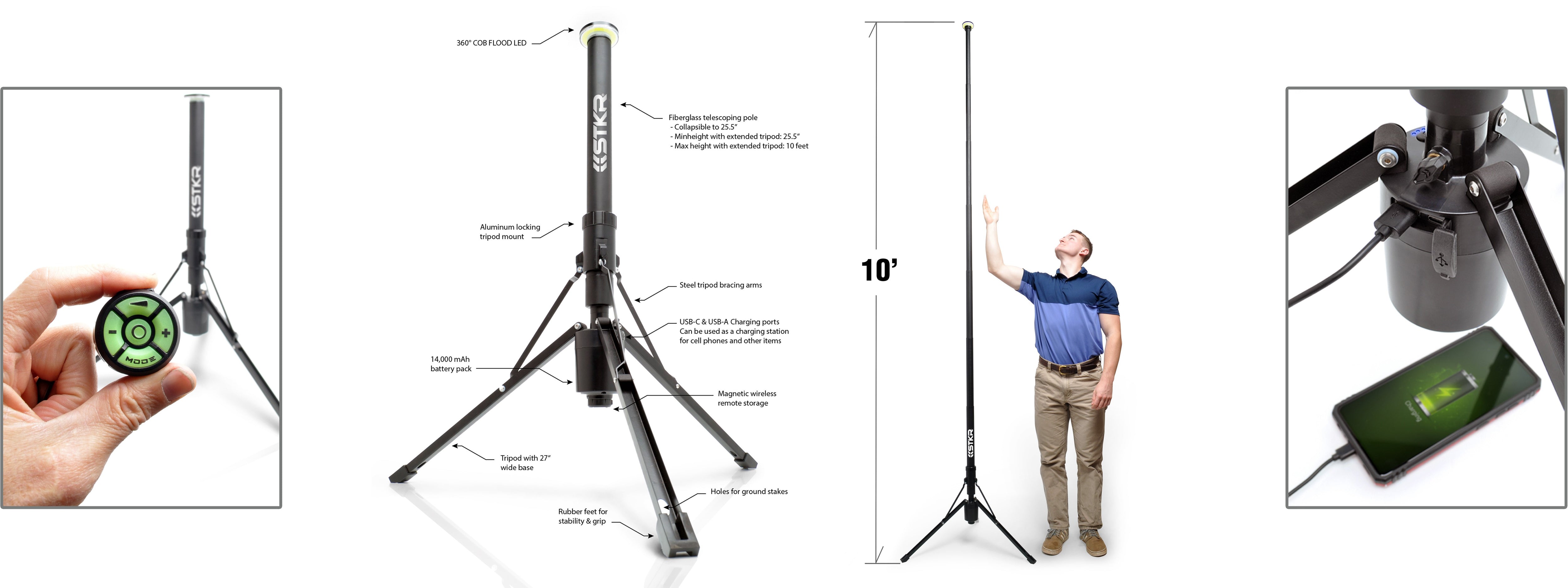 The FLi OVER-LANDER Telescoping Adventure Light by STKR® - STKR Concepts