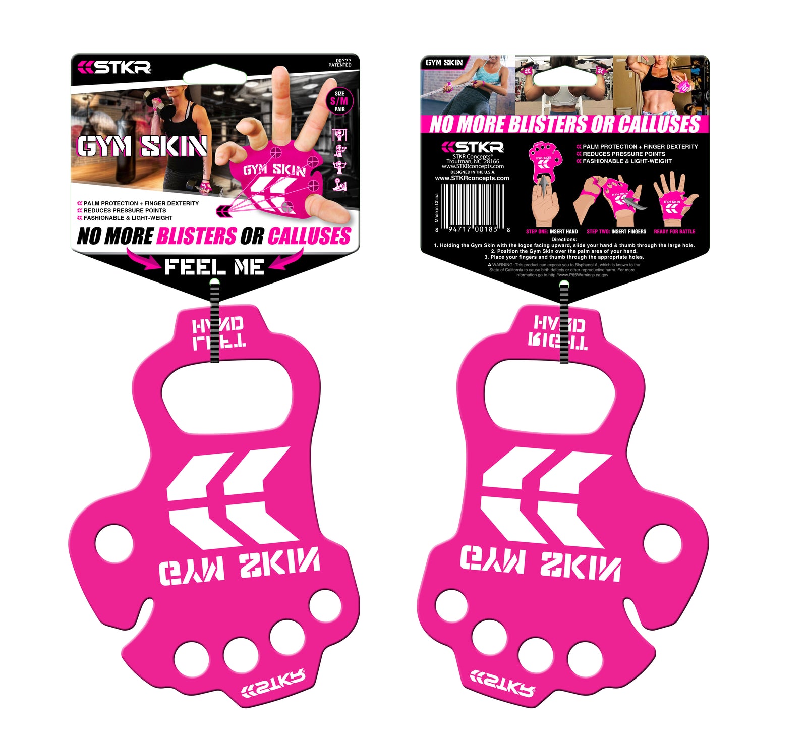 STKR GYM Skins Workout Harder, Longer & Prevent Blisters - STKR Concepts