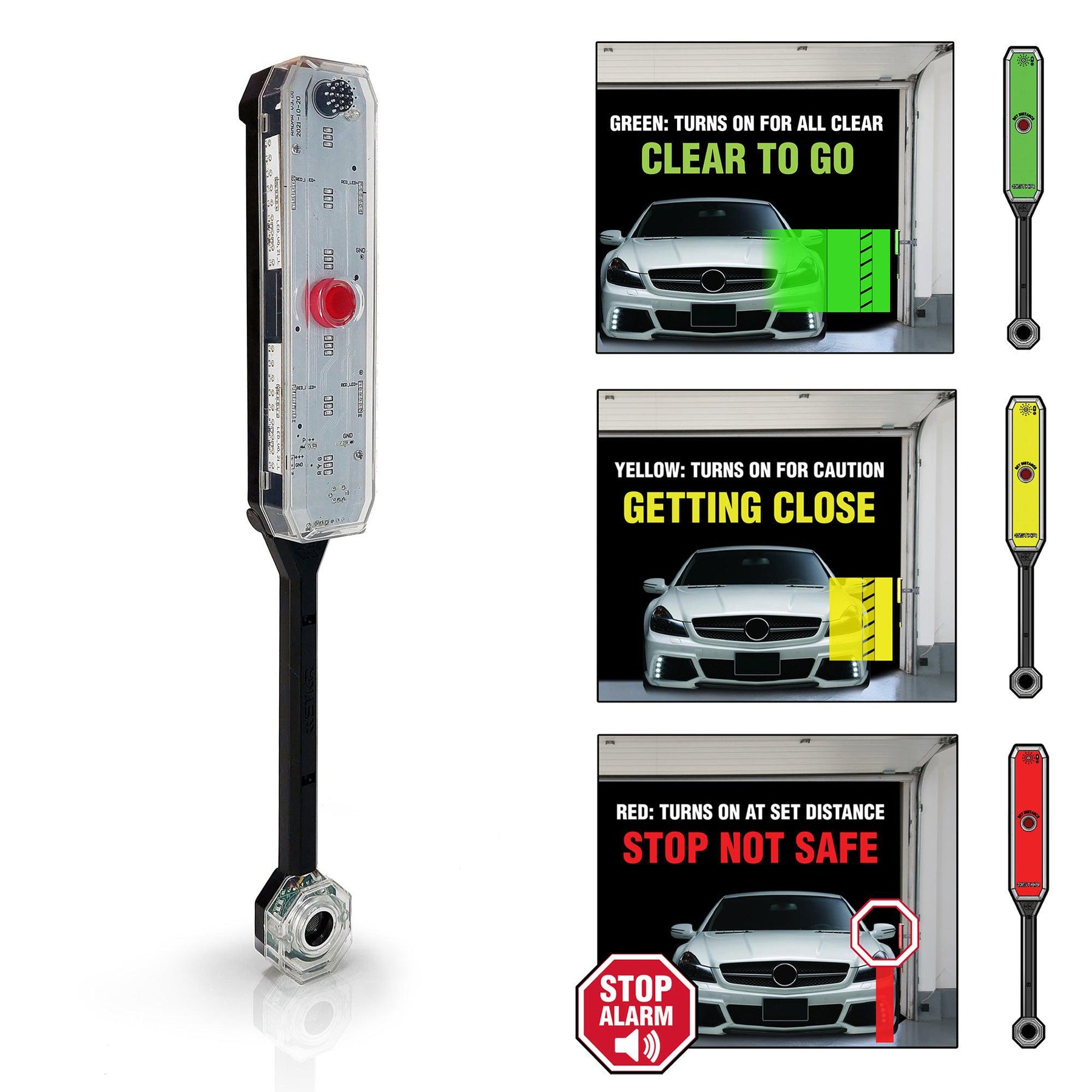 STKR - Adjustable Garage Side Parking Sensor - STKR Concepts